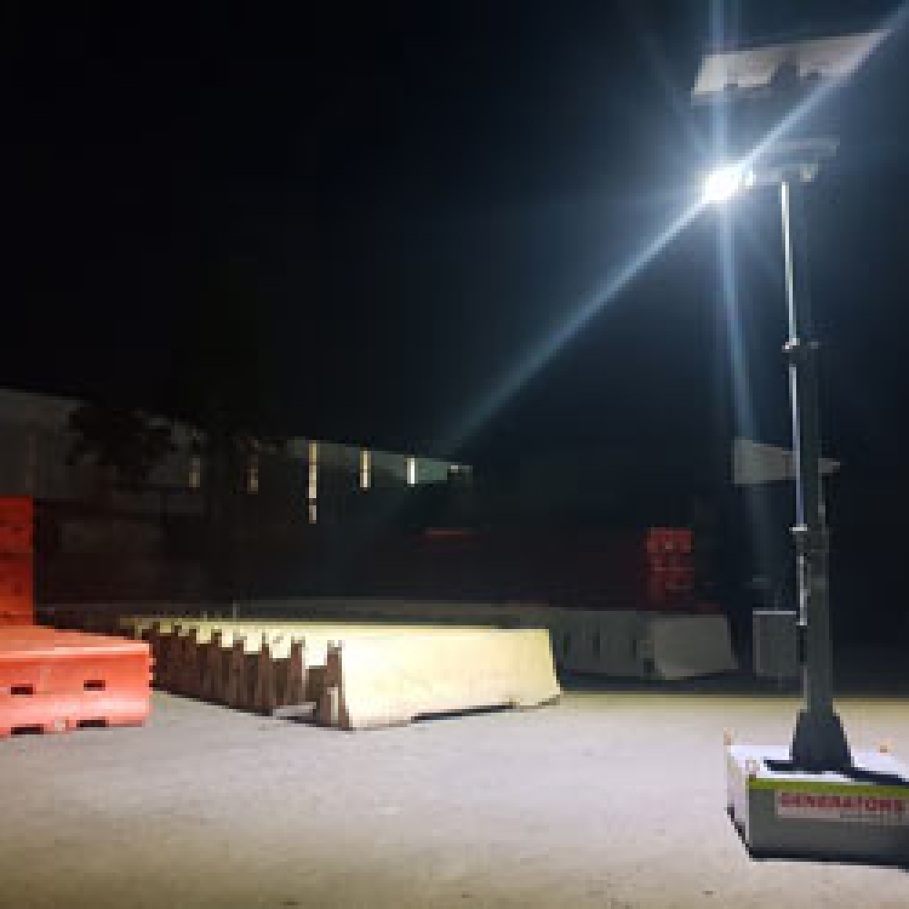 New Mobile Solar Street Lamps for Hire and Sale | Generators Australia
